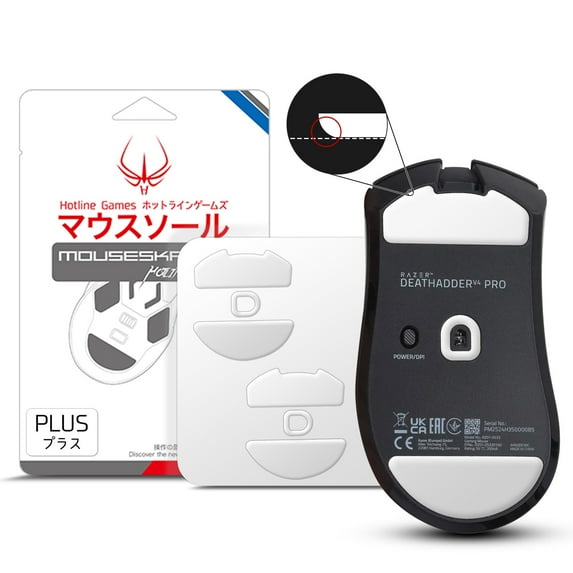 Hotline Games 3.0 PLUS Mouse Feet For DeathAdder V4 PRO Wireless Gaming ...