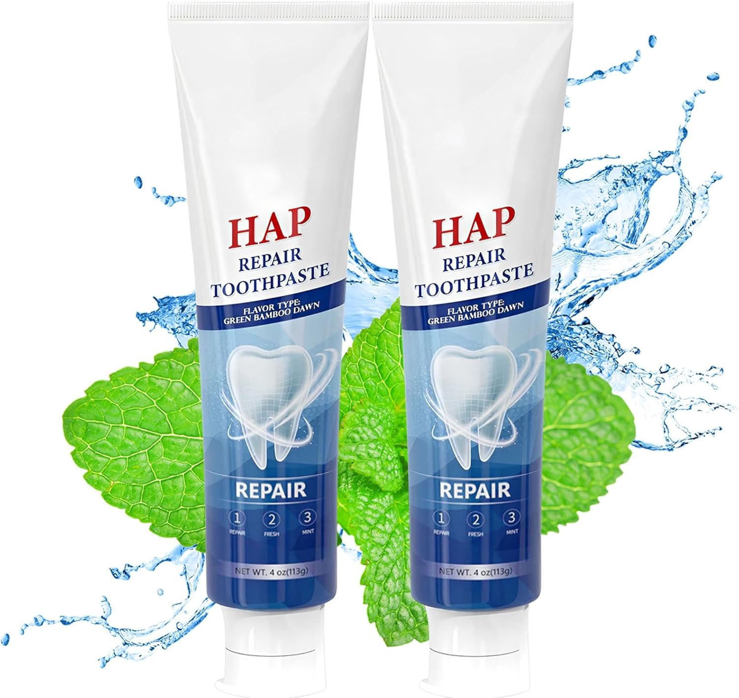 Hotluck Hap Repair Toothpaste - Fluoride Free with Nano Hydroxyapatite ...