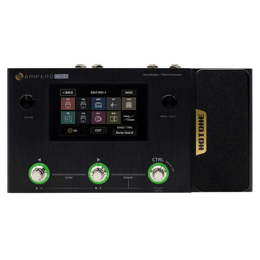 Hotone Ampero One MP-80 Multi-Effects Pedal for Electric Guitar/Bass ...