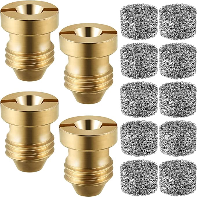 Hotop 4 Pieces 1.1 mm Foam Cannon Orifice Nozzle and 10 Pieces Foam ...