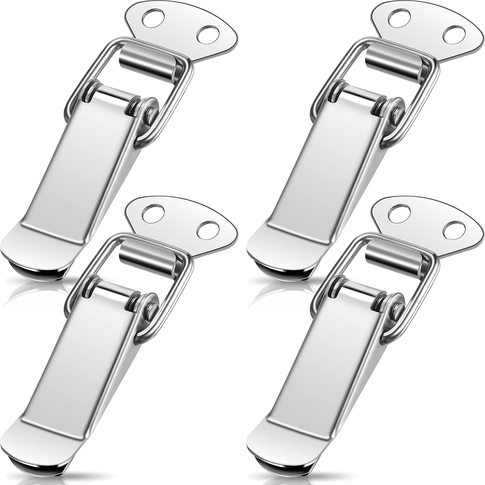 Hotop 4Pcs Latch Spring Loaded Toggle Latch Stainless Steel Catch Hasp ...