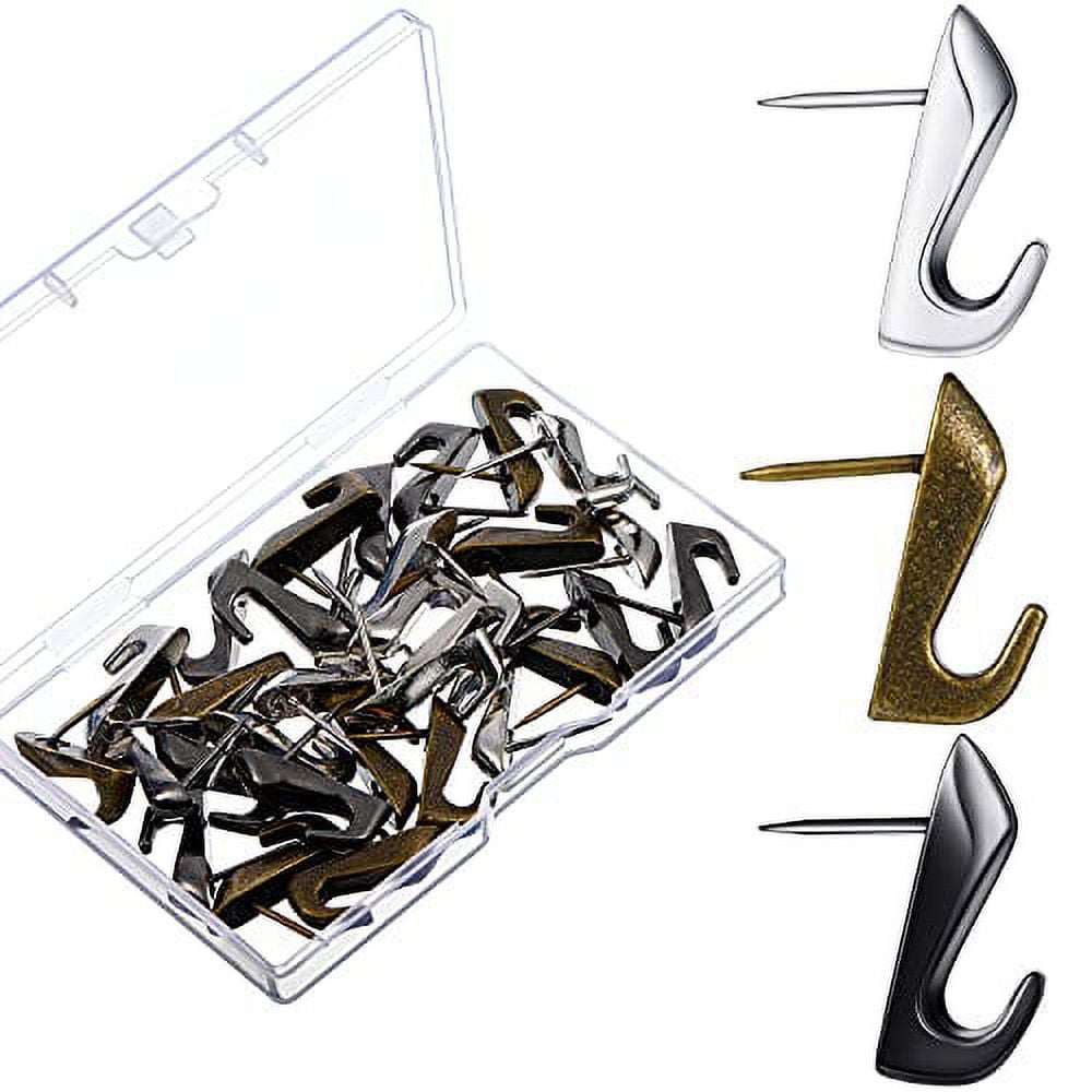 Hotop Pin Hooks Push Pin Hangers, 20 lbs Push Pin Hanger, Picture ...