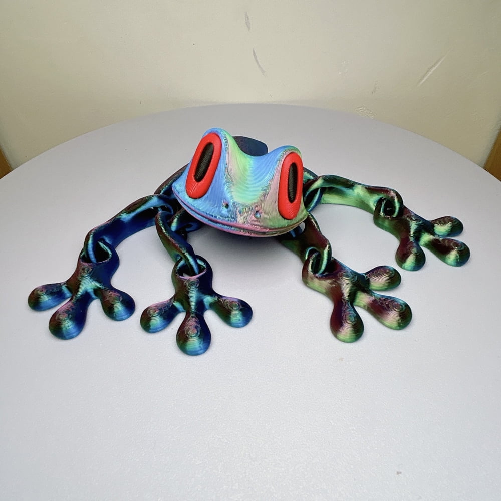 Hotpom 2025 New 3D Printed Frog Fridge Magnets, Movable Jointed ...