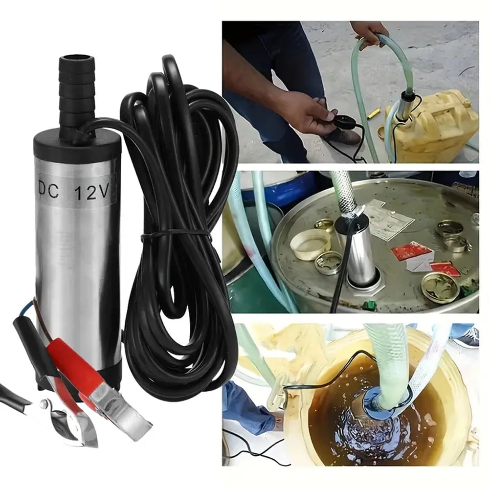 Hotpom Electric oil pump, 12V Diesel Fuel Transfer Pump, portable ...