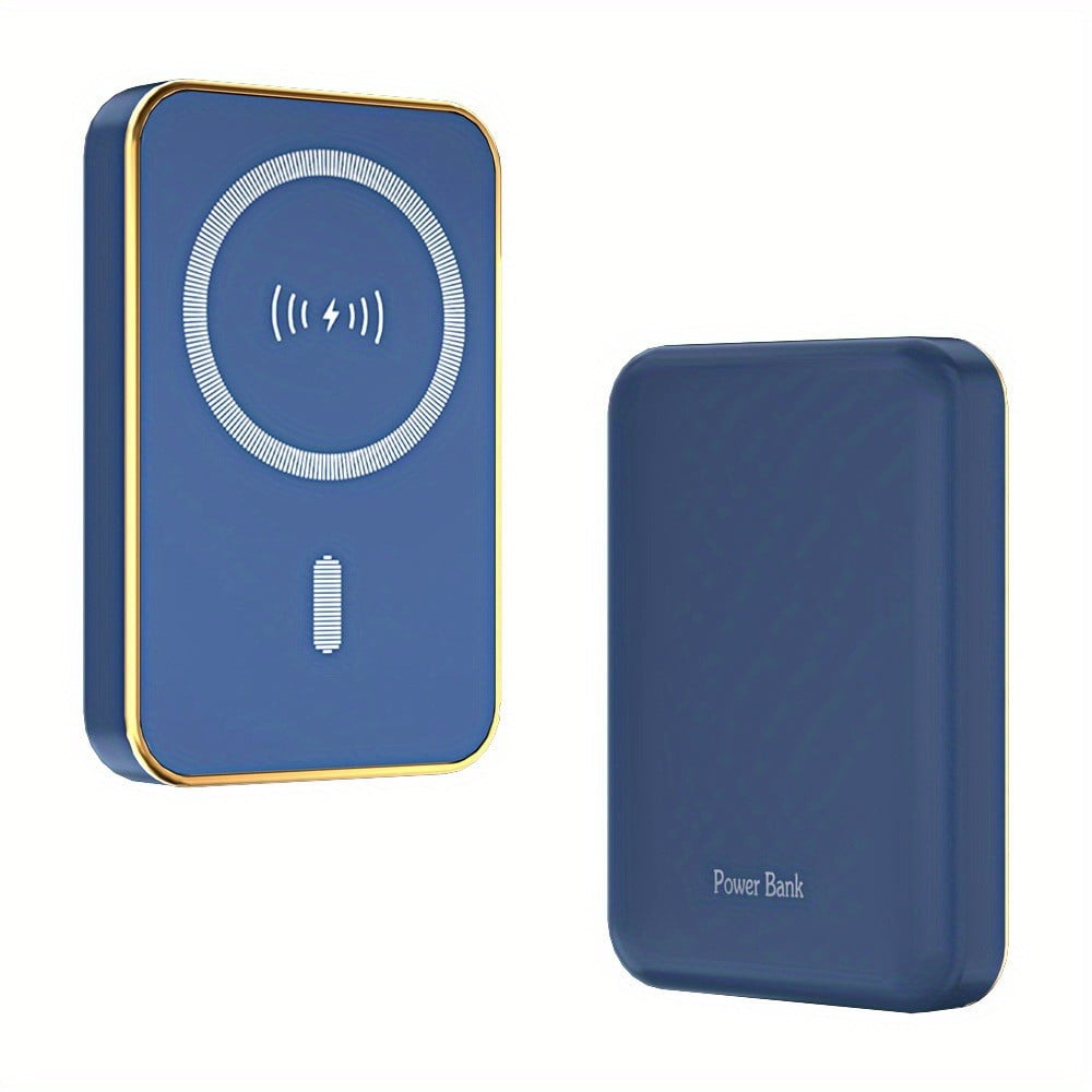 Hotpom Magnetic Power Bank, 10000mAh Portable Wireless Charger ...