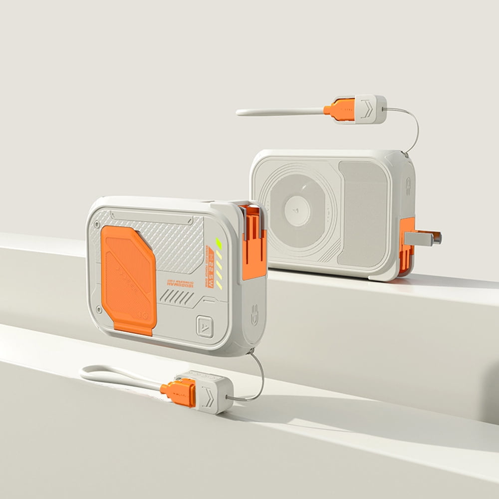 Hotpom Magnetic Power Bank, 20000mAh Portable Charger, with Foldable ...