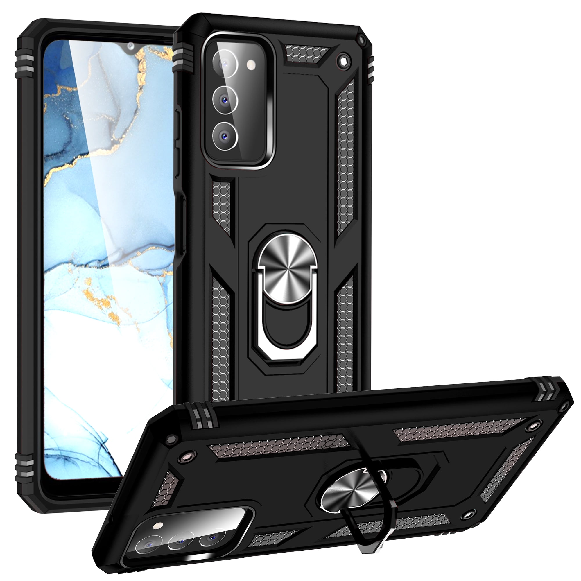 Hotpom Samsung Galaxy A03s Case, Military-Grade Shockproof Cover with ...