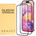 Hotpom Screen Protector for iPhone 17, 2 Pack Anti-Fall, Anti-Scratch ...