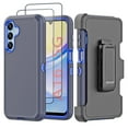 Hotpom for Samsung Galaxy A16 5G Case with Belt Clip and 2 Pack Screen ...