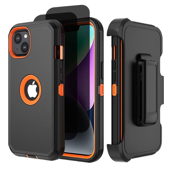 Hotpom for iPhone 14 Plus phone Case with 2 Pack Privacy Screen ...