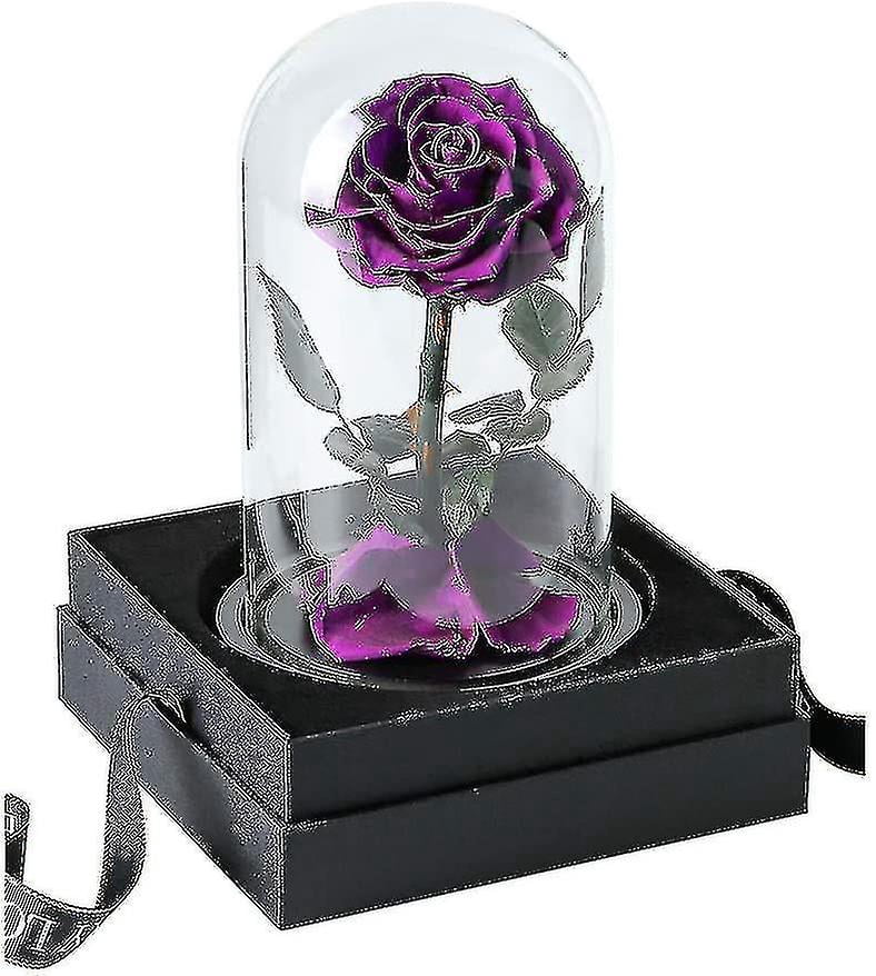 Hotselling Preserved Real Rose Eternal Rose In Glass Dome Gift For Her ...