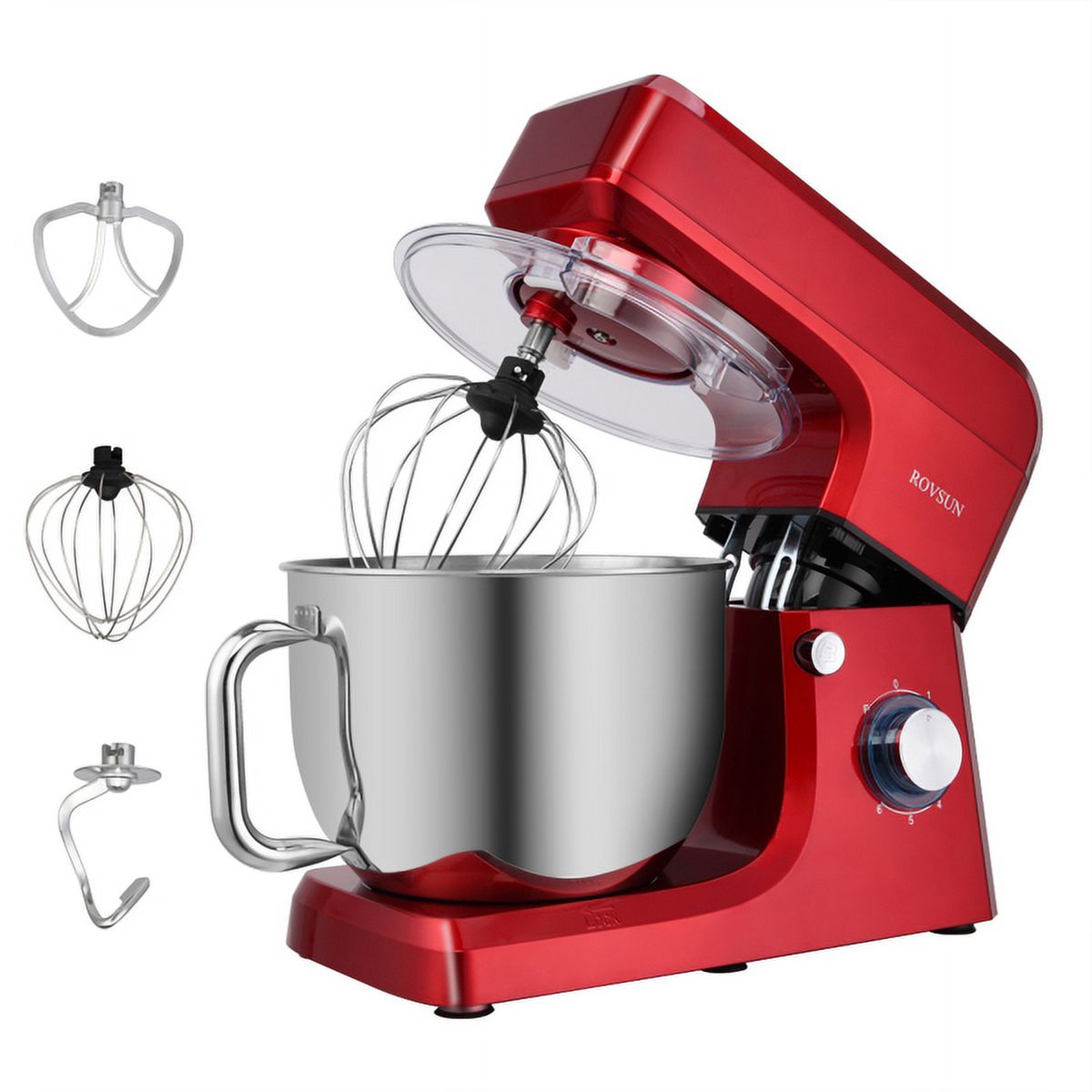 Hottest! ROVSUN ZK-1511 Chef Machine 7L 660W Mixing Pot With Handle Red ...