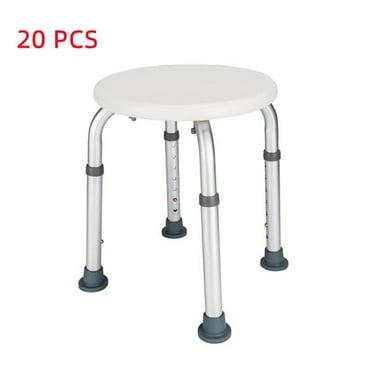 Drive Medical Adjustable Height Bath Stool, White - Walmart.com