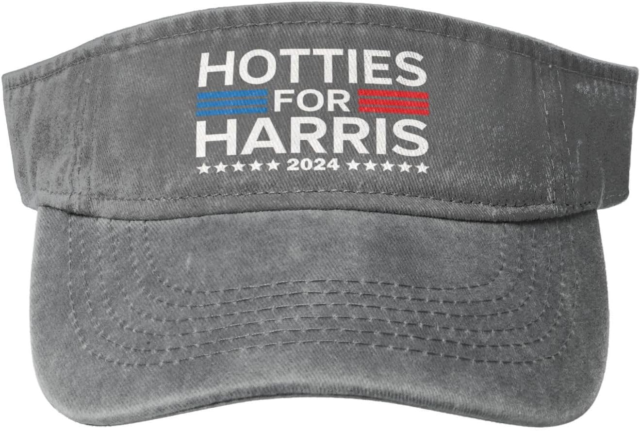Hotties for Kamala Harris 2024 Sun Visor Snapback Hats Hotties for ...