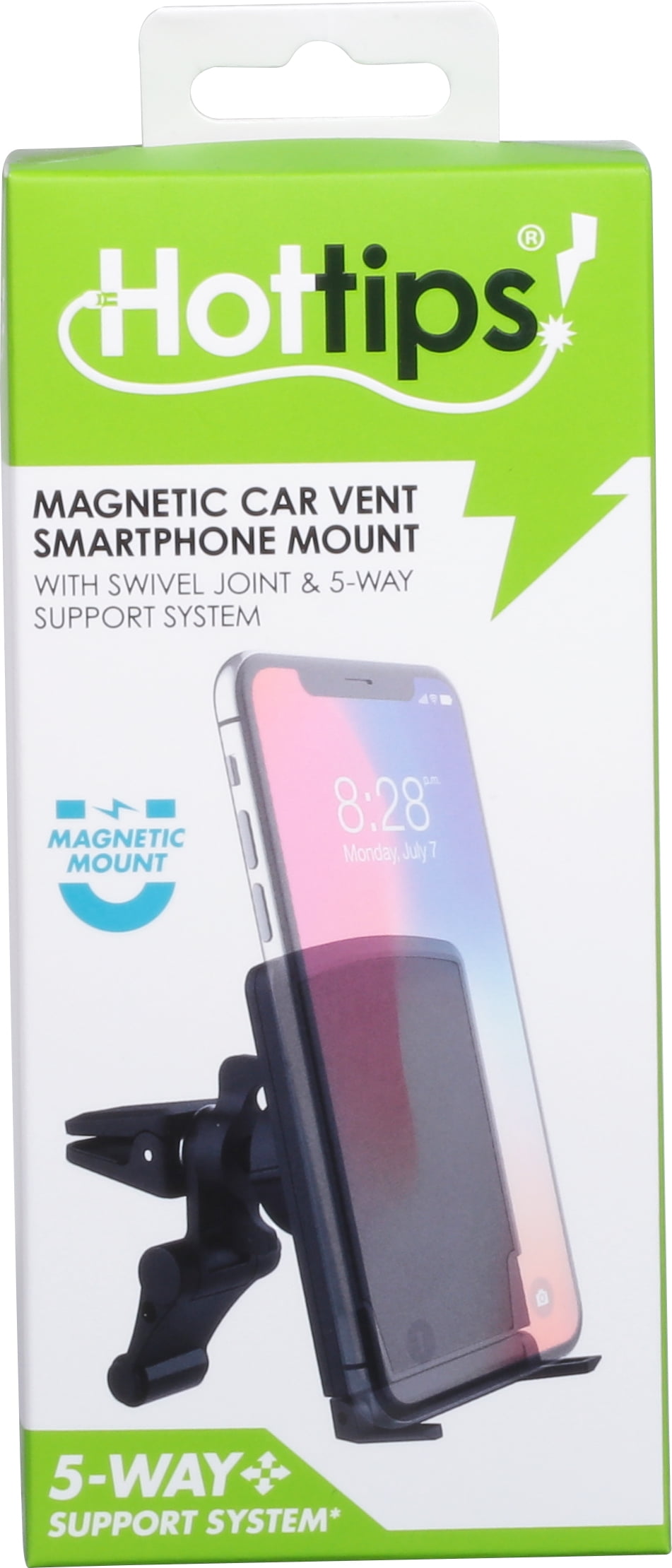 Hottips! Magnetic Car Vent Smartphone Mount 1 ea - Walmart.com