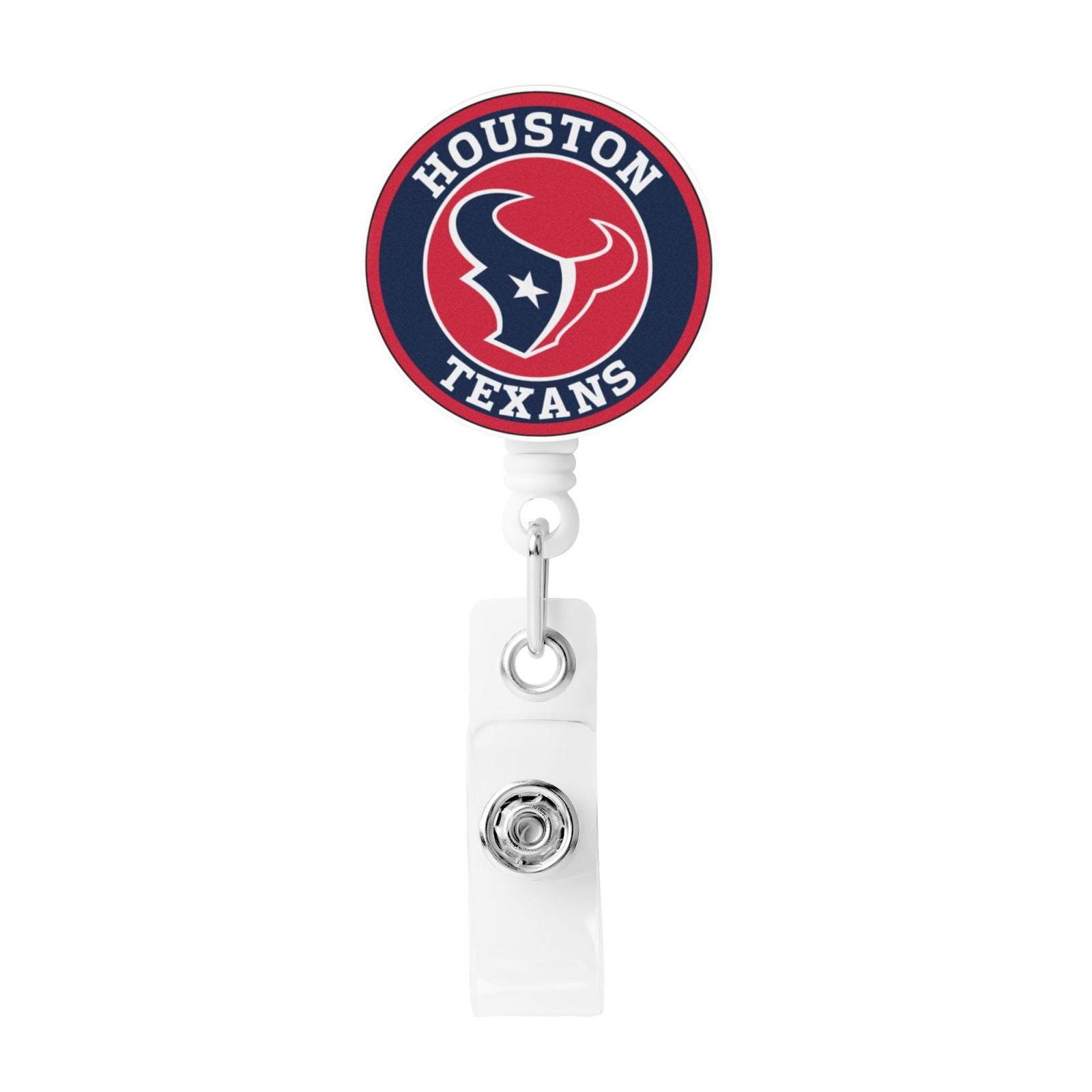Hou_ston_Texans Scalable badge clip office supplies keychain work ...