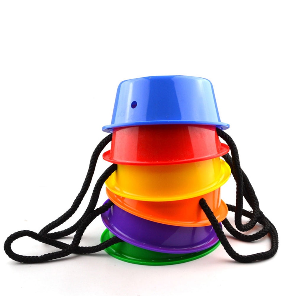 Houderco 1 Set Plum Pile Toy Assorted Color 20X20X8CM Round Top Square ...