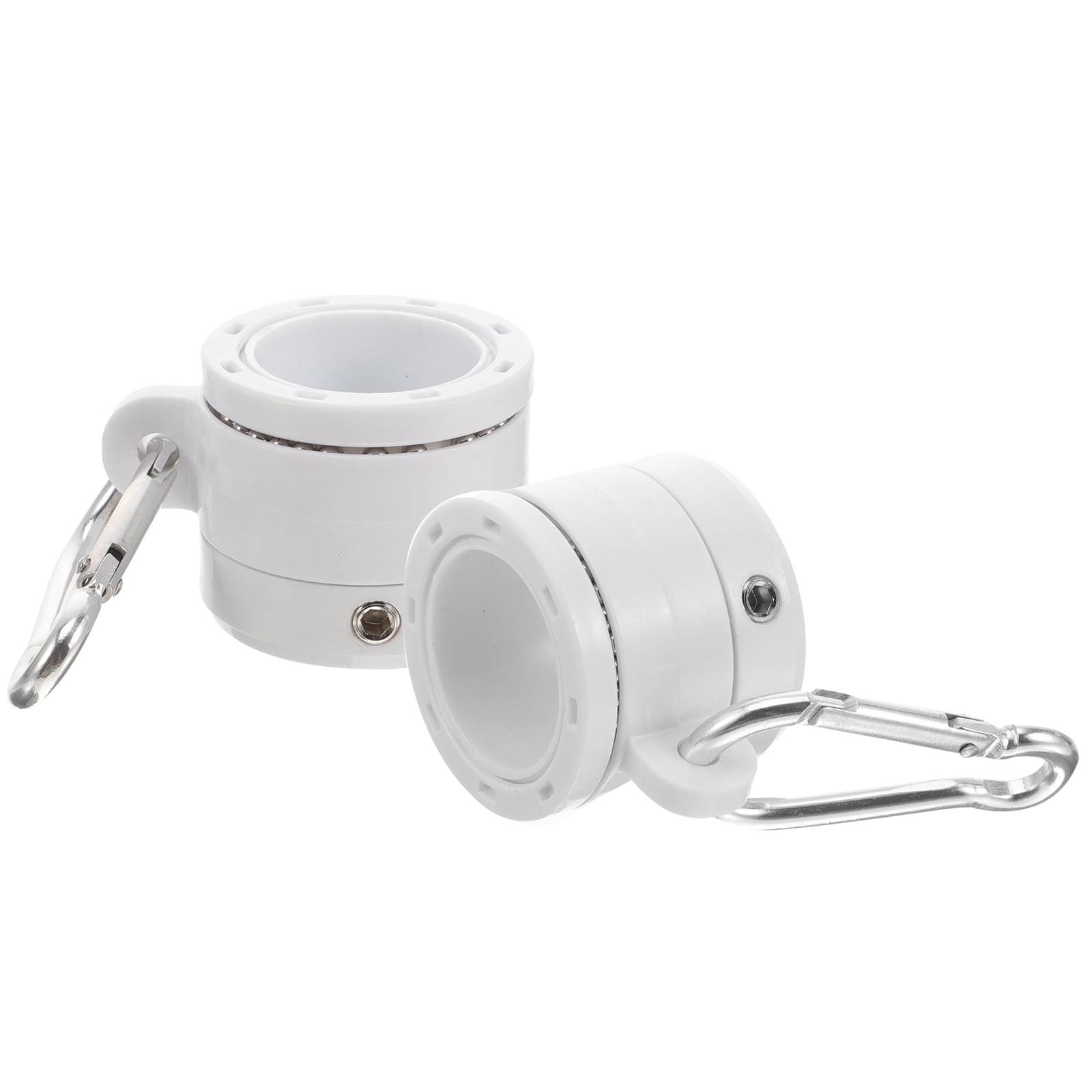 Houderco 1 Set White Flag Pole Rings with Beaded Chain Design for ...