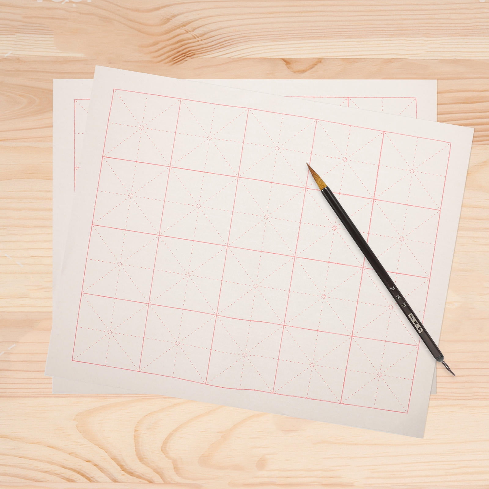 Houderco 100 Sheets Calligraphy Paper for Chinese Writing Practice ...