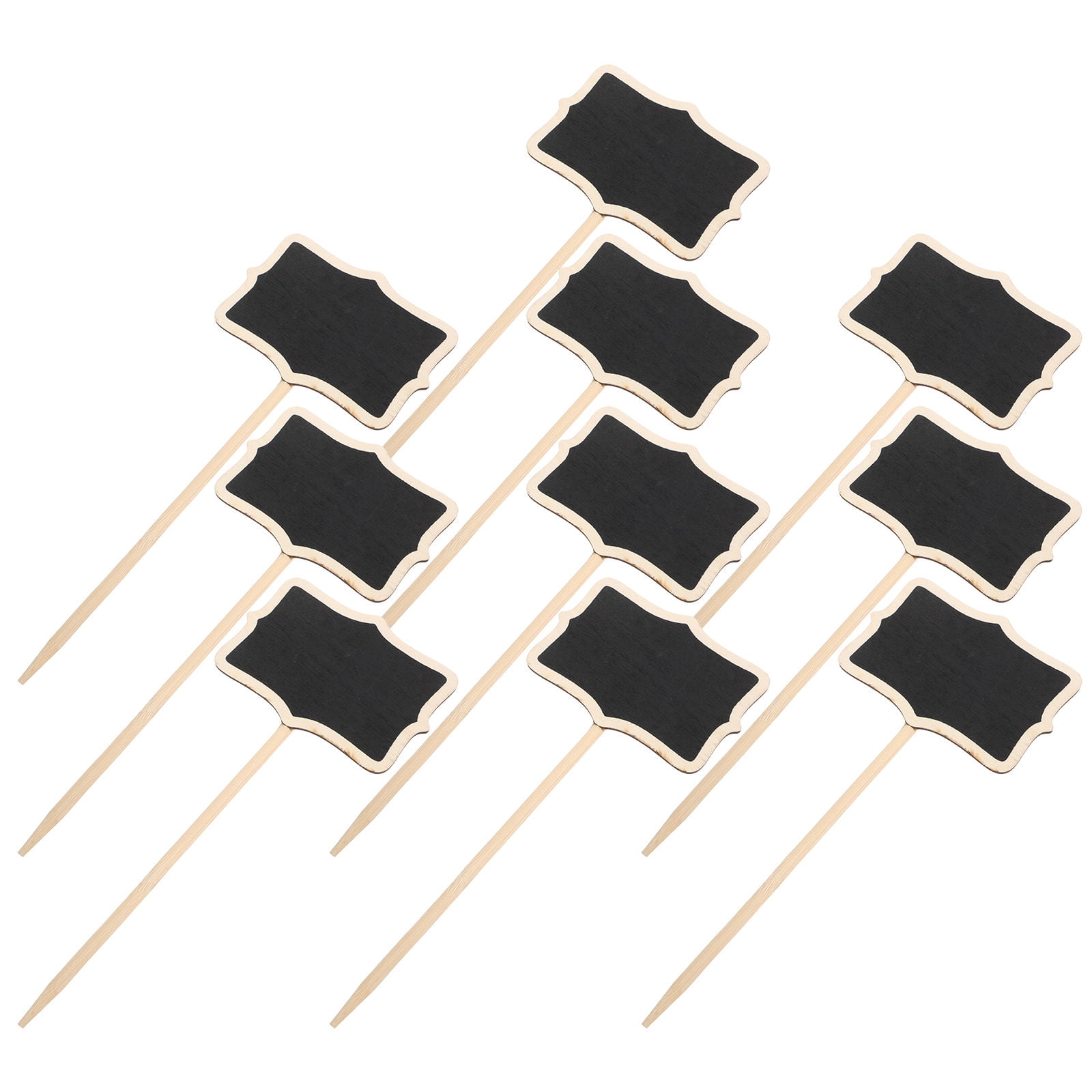 Houderco 10Pcs Mini Chalkboard Signs for Plant Identification and ...