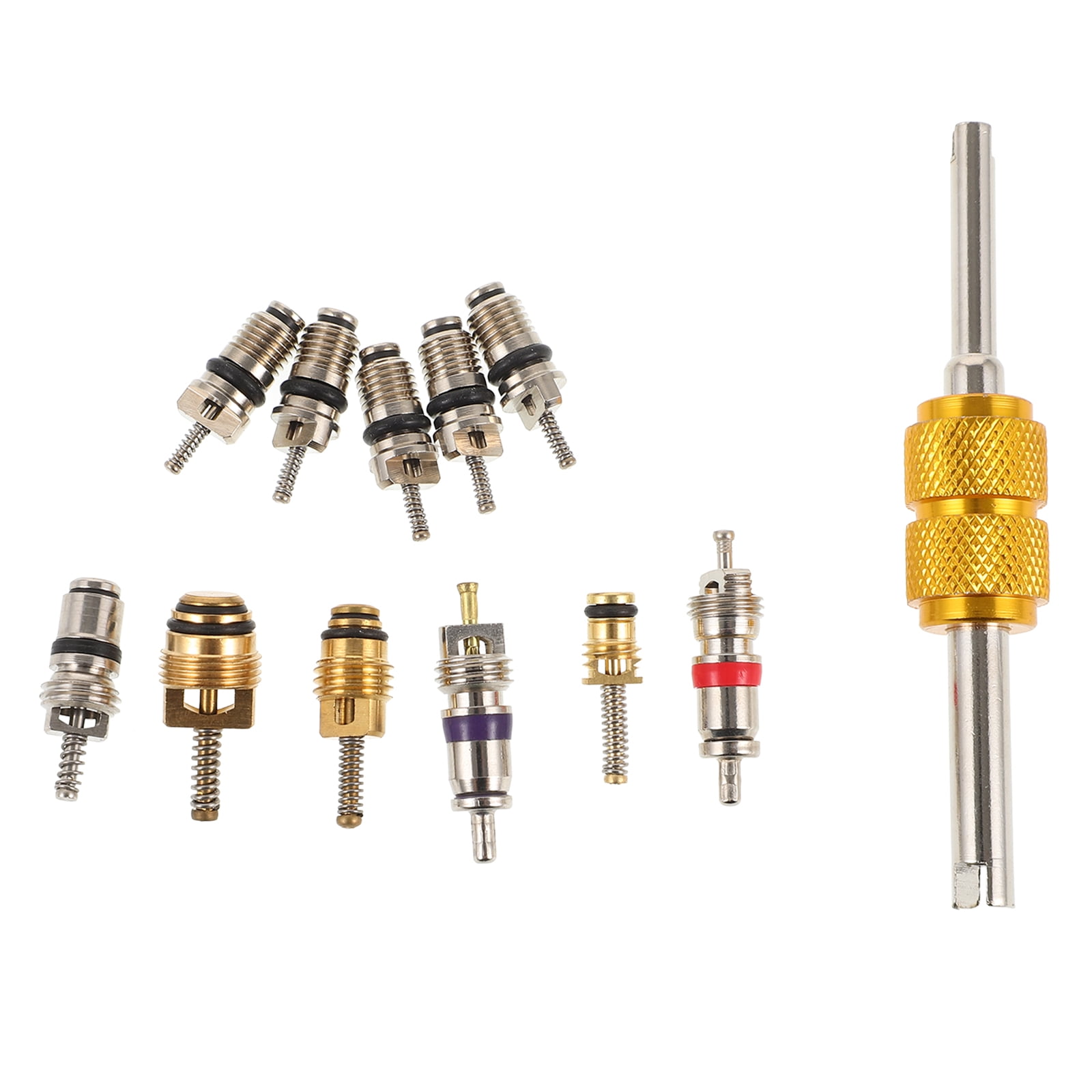 Houderco 12pc Valve Stem Repair Kit For Car Valve Core Remover Tools ...