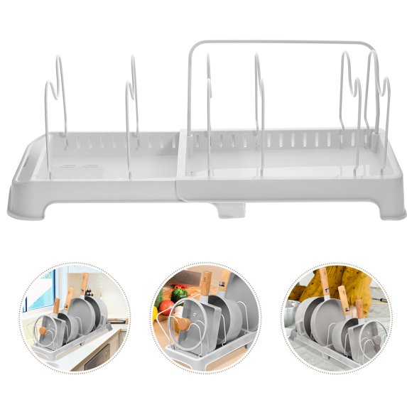 Houderco 1Pack Dish Drain Rack White Rectangular Stainless Steel for ...