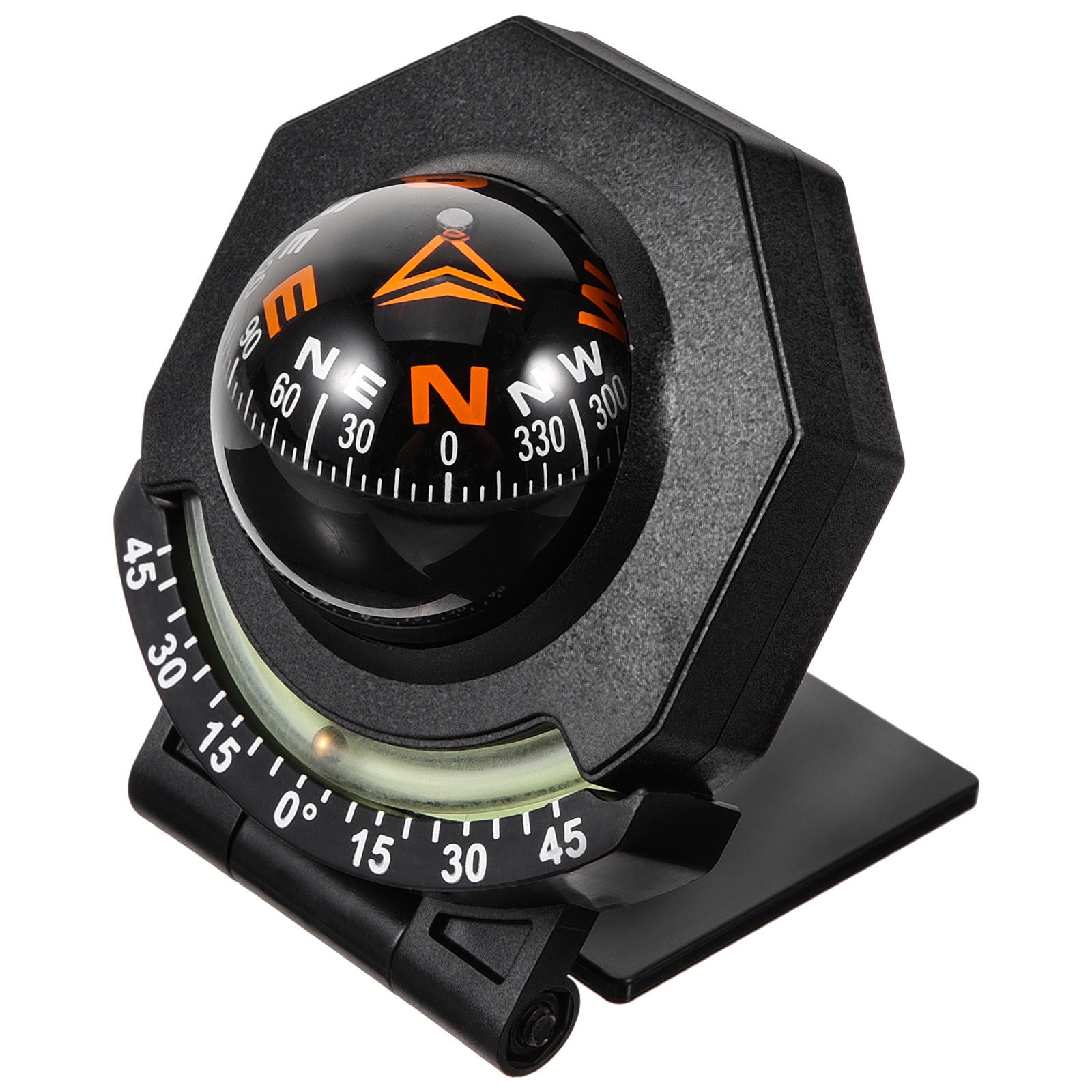 Houderco 1Set Black Car Compass Ball for Drivers with Sleek and Modern ...