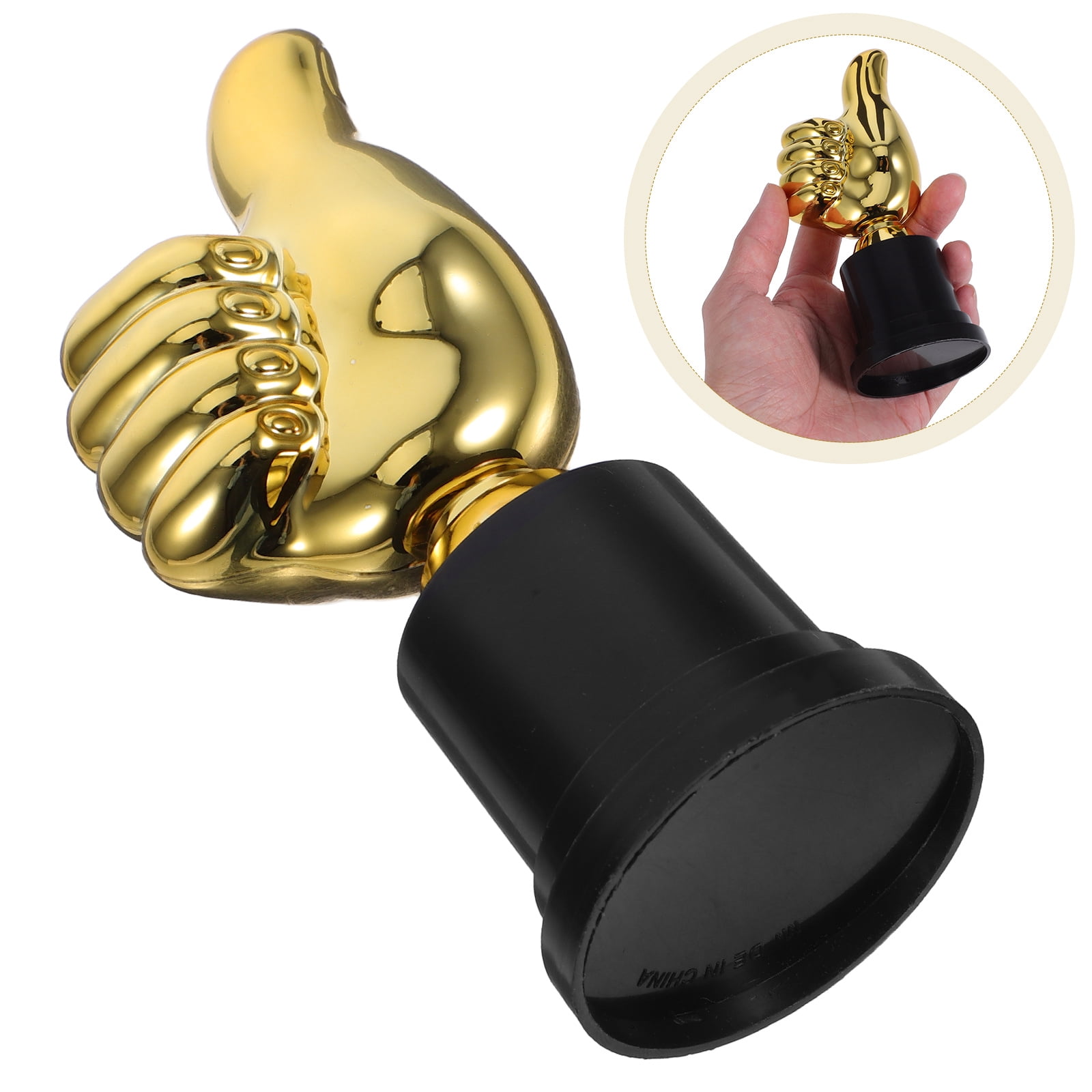 Houderco 1Set Competition Trophy Golden Plastic Toy Trophy for Dance ...