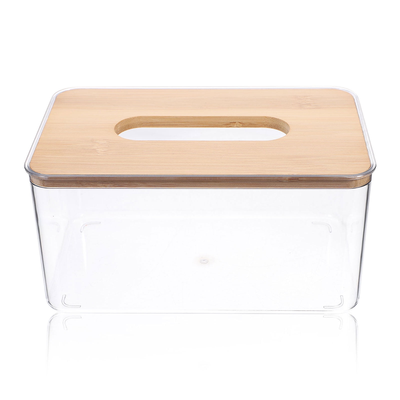 Houderco 1Set Cube Shaped Tissue Box in Beige for Home and Car ...