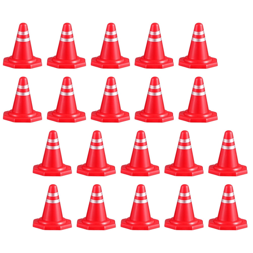 Houderco 24Pcs Mini Traffic Signs Kids Playset and Traffic Themed Party ...