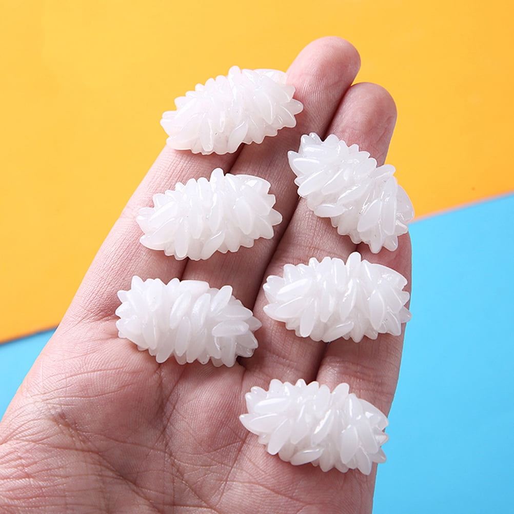 Houderco 24Pcs Realistic Rice Model Ornament for Restaurants and ...