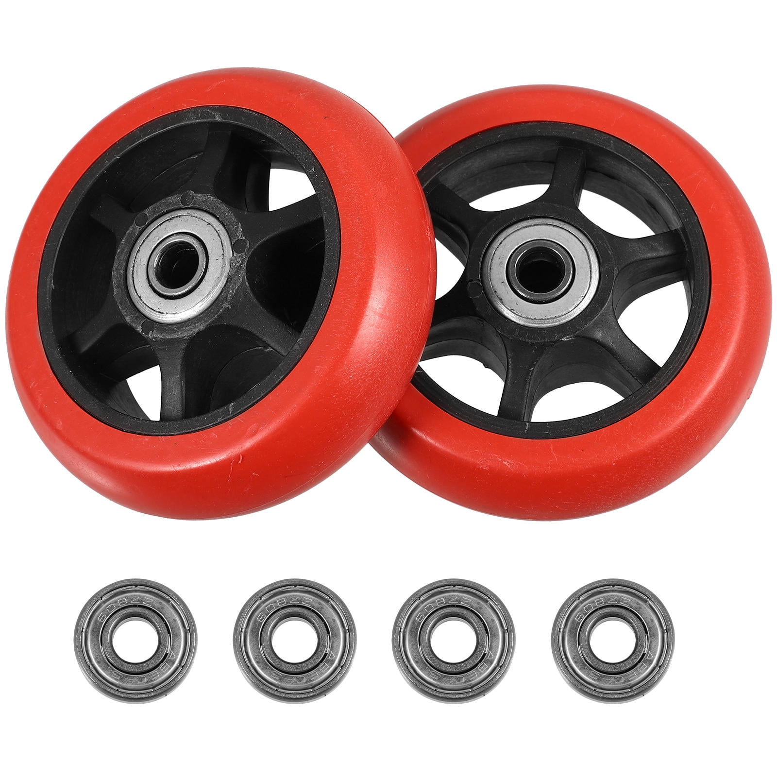 Houderco 2Pcs Outdoor Caster Wheels for Hand Trucks Trolleys Cargo ...