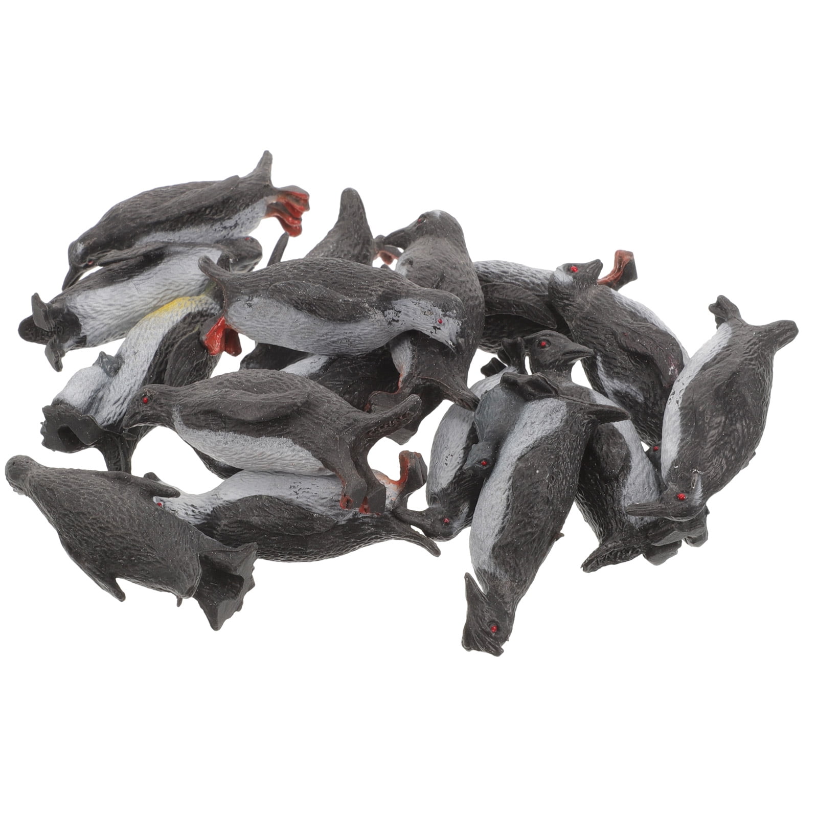 Houderco 48Set PVC Simulation Standing Posture Penguin Figurine Animal ...