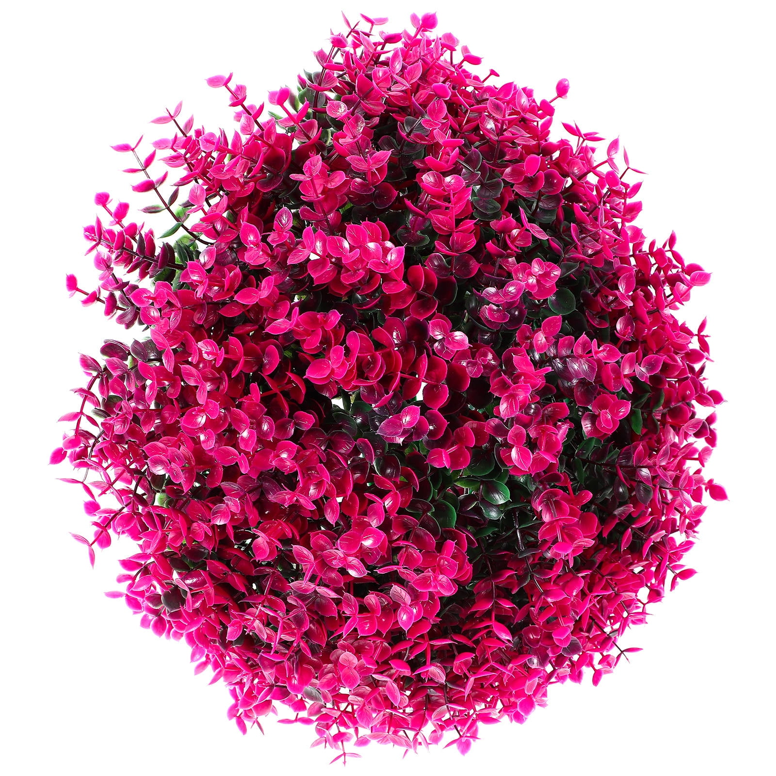 Houderco Fake Sphere Plants 1Pcs Rosy Plastic Simulated Plant Topiary ...