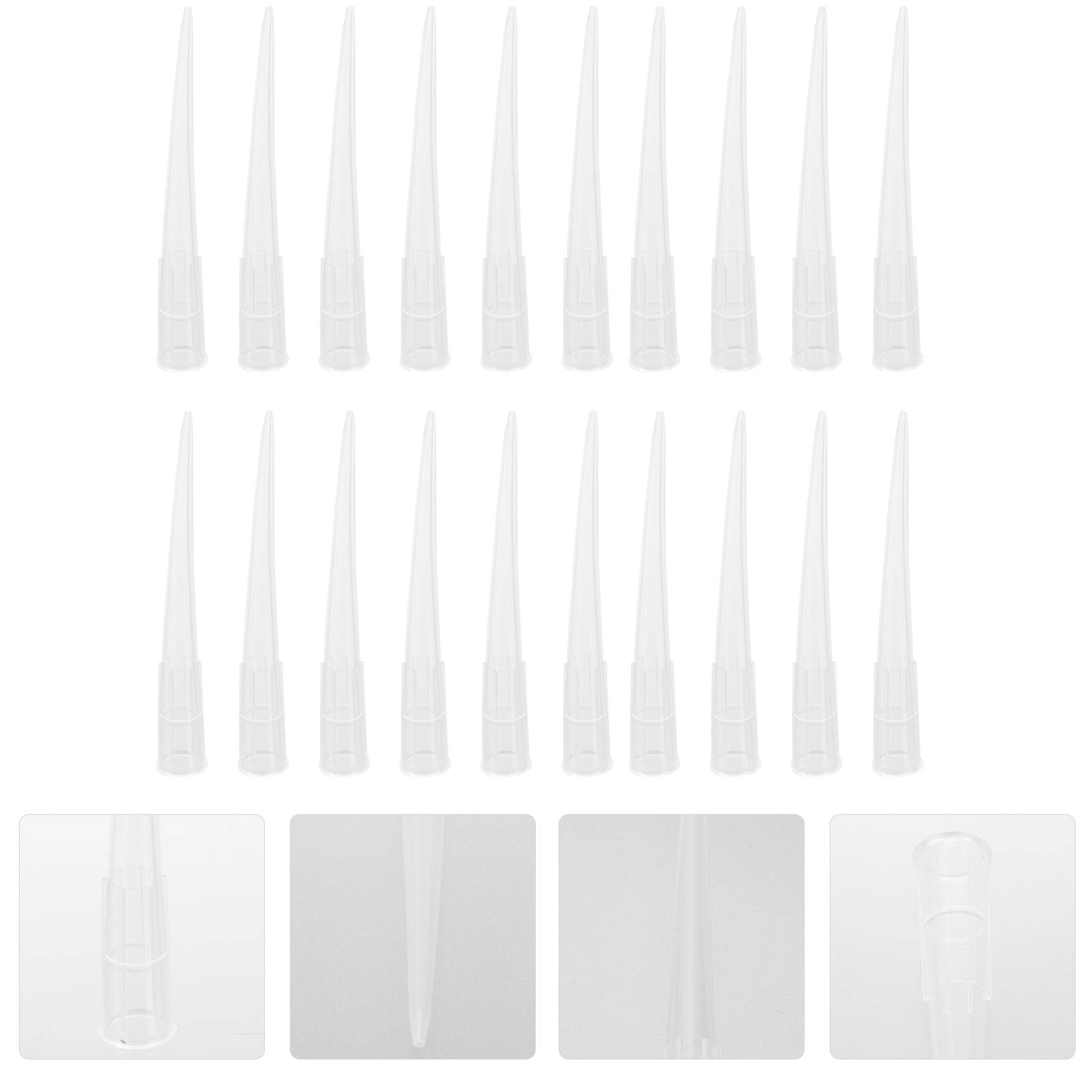 Houderco Floral Stem Holder 100Set in Transparent for Water Storage and ...