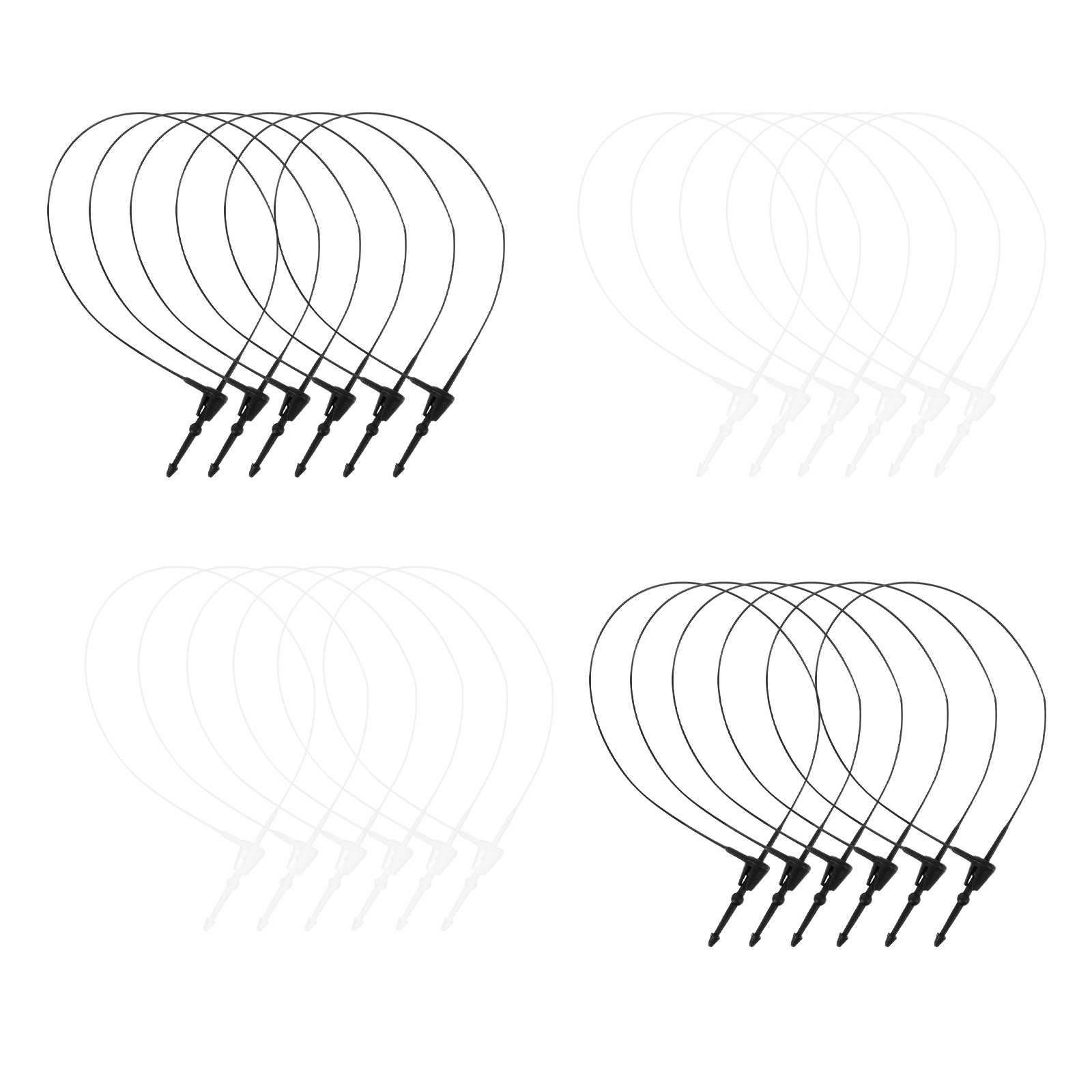 Houderco Hanging Tag String 13.5X0.5X0.5In Transparent Tag Fasteners ...