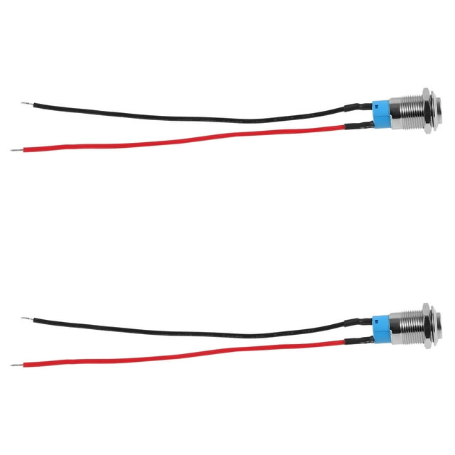 Houderco Momentary Action Self-locking Push Button Switch 2Pcs Silver ...