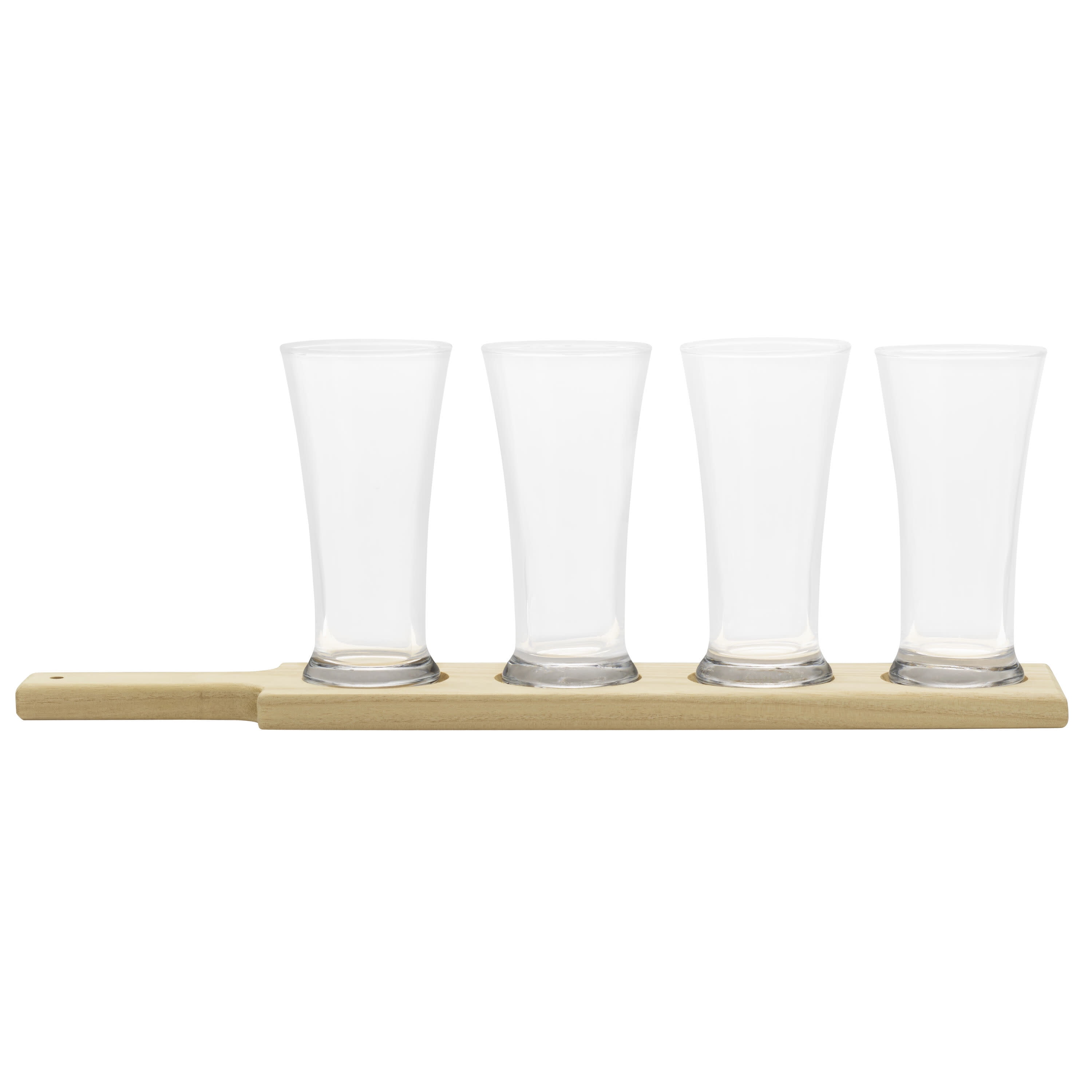 Houdini Beer Flight Tasting Board - Wooden Paddle - Walmart.com