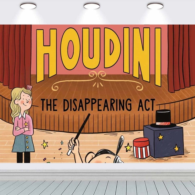 Houdini Cartoon Party Supplies Backdrop Banner Poster Birthday ...
