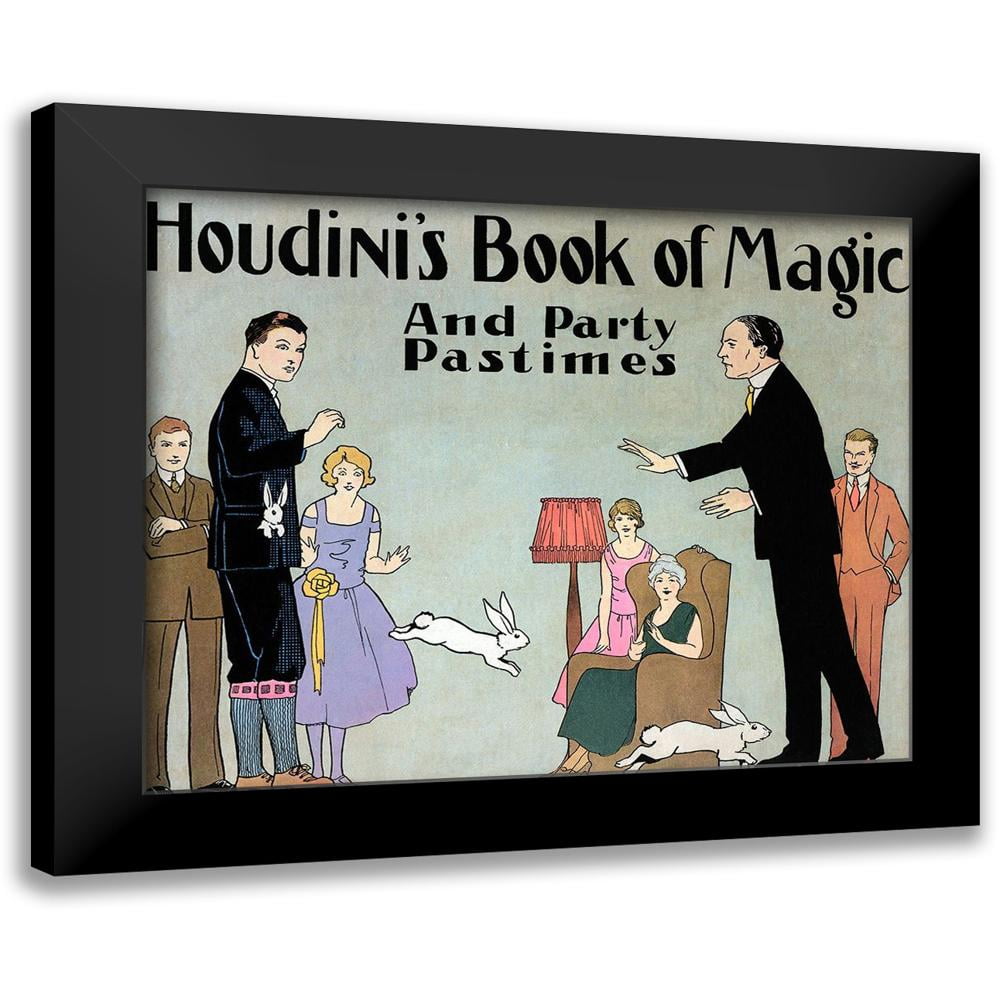 Houdini, Harry 24x20 Black Modern Framed Museum Art Print Titled ...