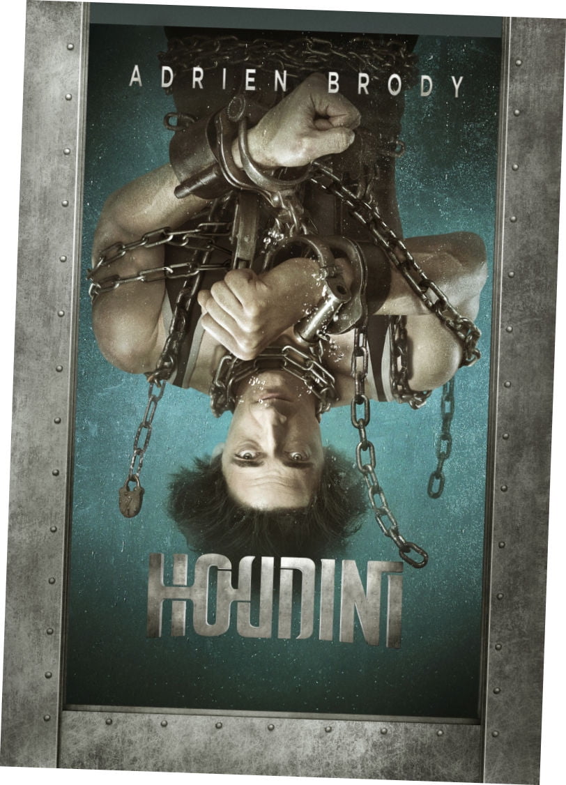 Houdini Movie Poster 12x16 Art Print on Metal Sign 12in x 16in Multi ...