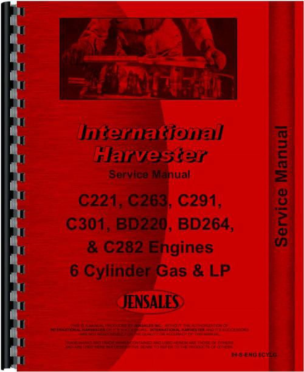 Hough H-30B Pay Loader IH Engine Service Manual - Walmart.com