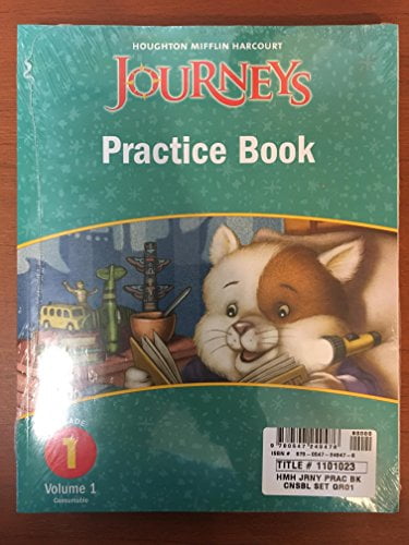 Pre-Owned Houghton Mifflin Journeys; Practice Book Consumable Level 1 Collection - Walmart.com