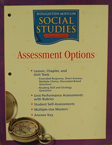 Pre-Owned Houghton Mifflin Social Studies: Assessment Options Blackline ...