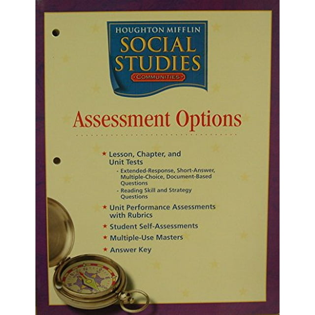 Pre-Owned Houghton Mifflin Social Studies: Assessment Options Blackline ...
