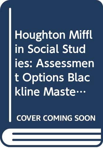 Pre-Owned Houghton Mifflin Social Studies: Assessment Options Blackline ...