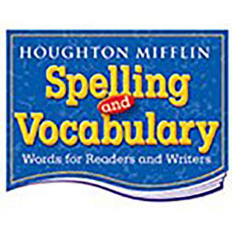 Houghton Mifflin Spelling and Vocabulary : Student Book (Nonconsumable) Grade 8 2004 - Walmart.com