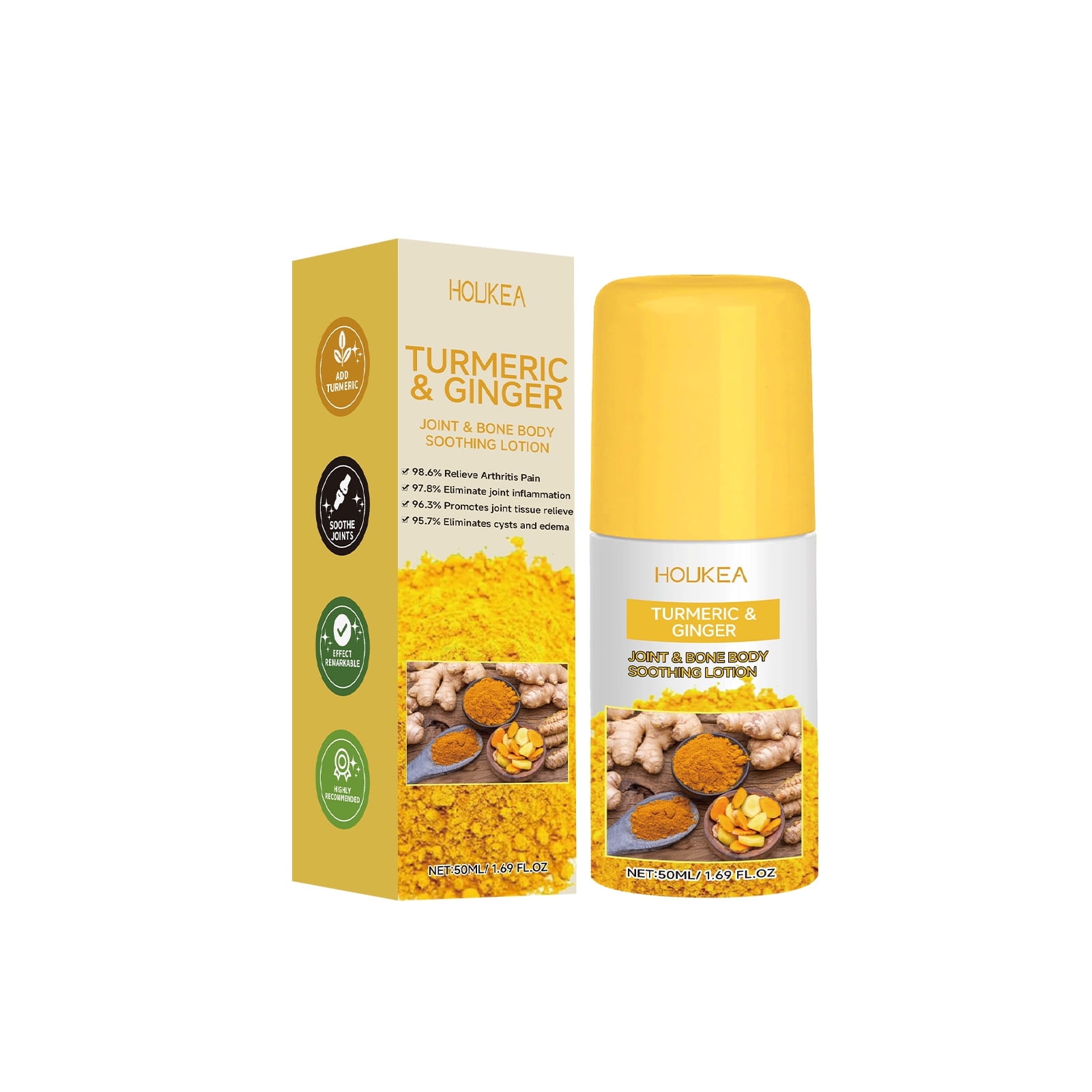 Houkea Turmeric And Ginger Cream for Joint Discomfort - Walmart.com