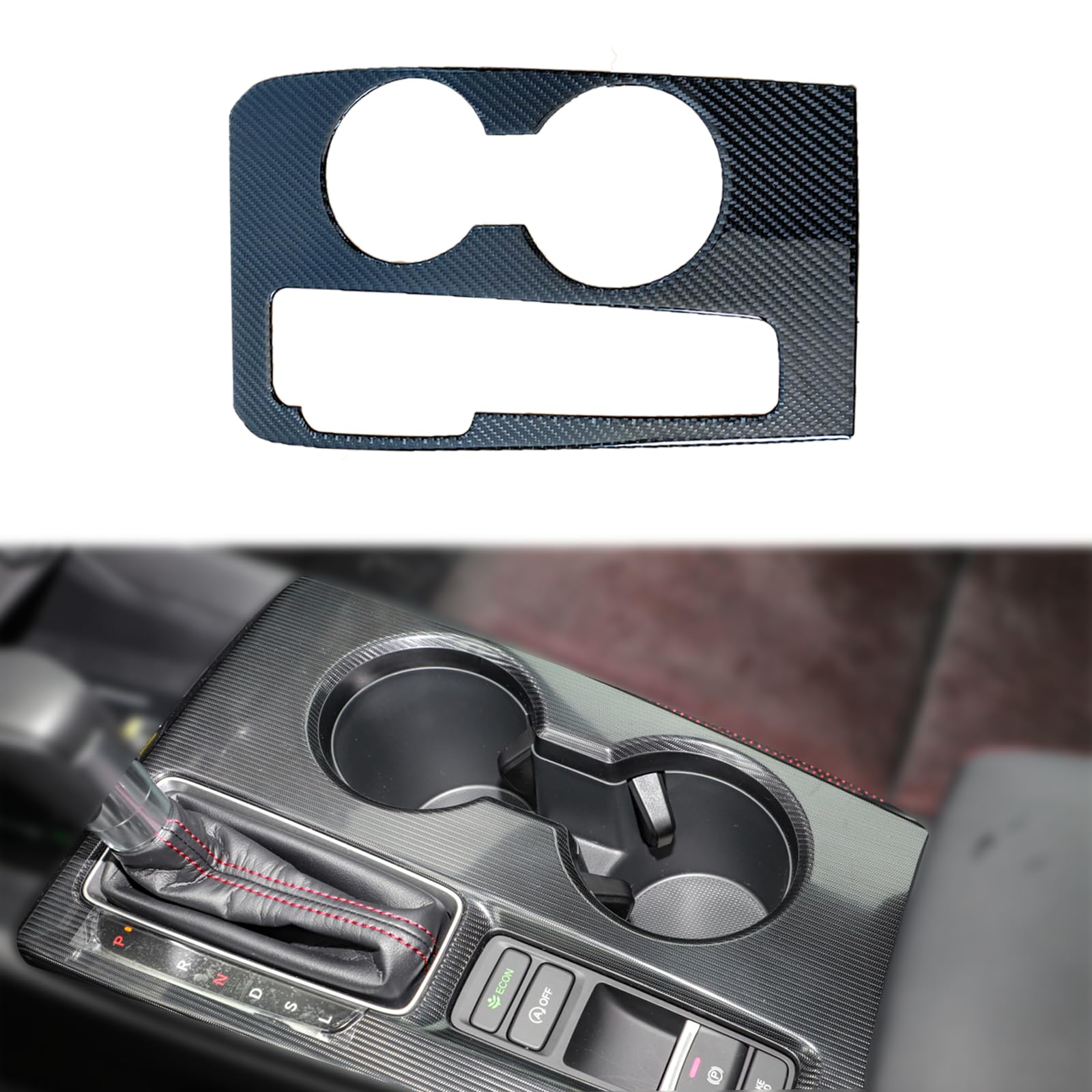 Houkr Auto Carbon Fiber CM31 Interior Decoration Accessories Gear Shift Knobs Box Panel Cover ...