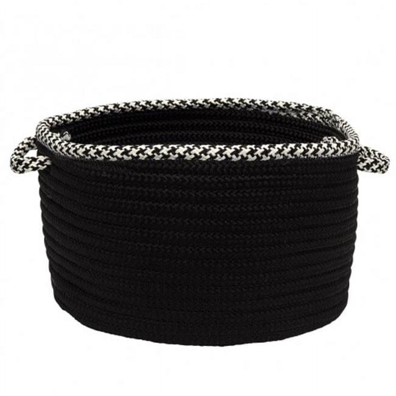 Hounds-tooth Bright Edge - Black 24in.x14in. Basket - Walmart.com